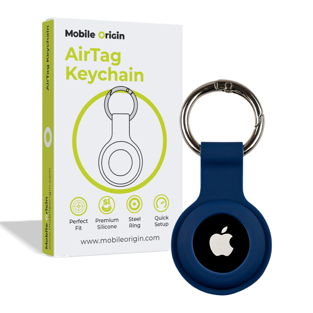 AirTag Keychain Blue | Mobile Origin