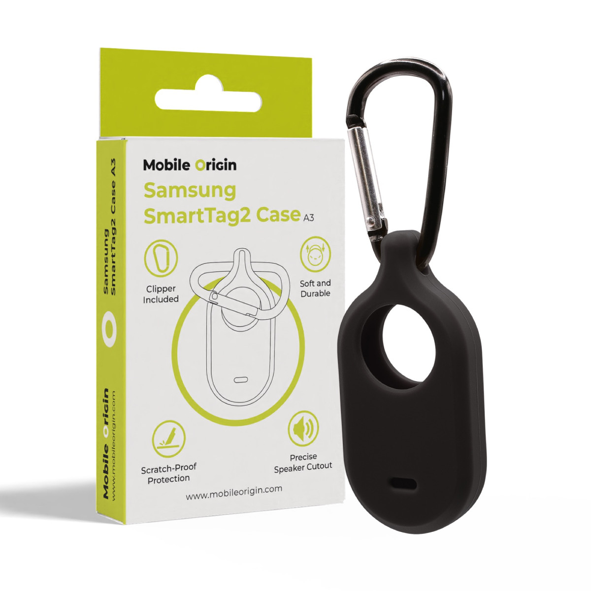 Samsung SmartTag2 Case Black A3 | Mobile Origin