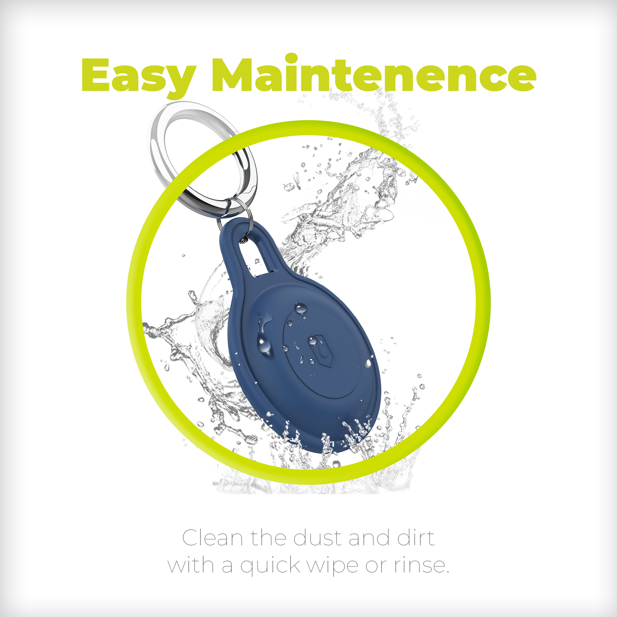 AirTag Outdoor Keychain Blue | Mobile Origin